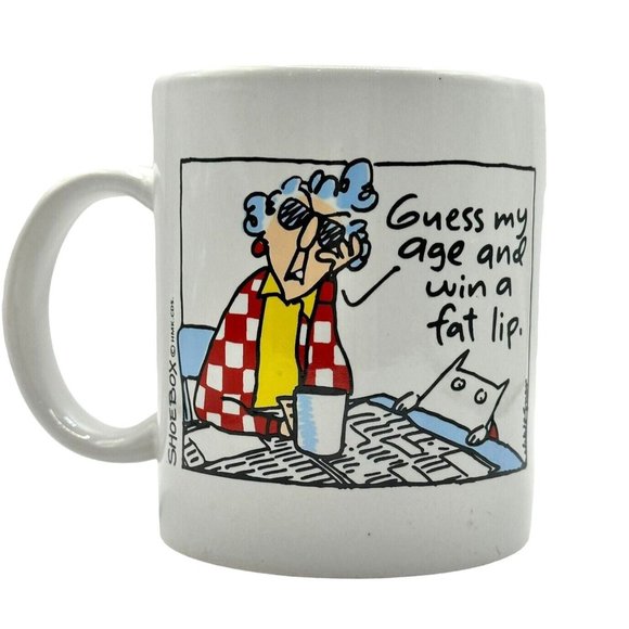 Hallmark | Dining | Hallmark Maxine Mug Shoebox Greeting Guess My Age ...